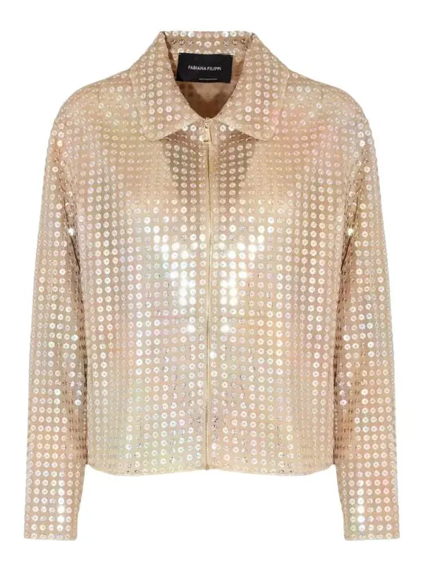 Fabiana Filippi Sequin-embellished Jacket - Neutrals