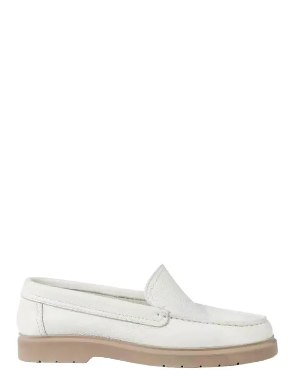Brunello Cucinelli Leather Loafers - White
