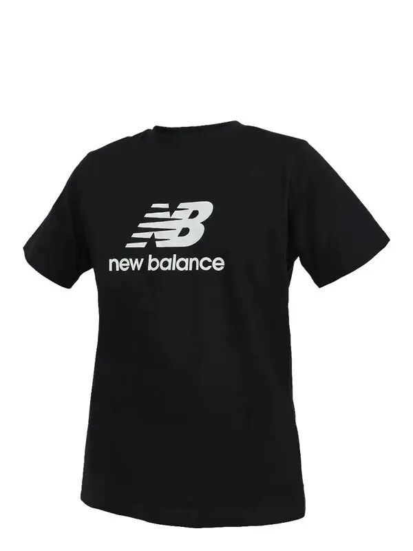 NEW BALANCE Logo-print T-shirt - Black
