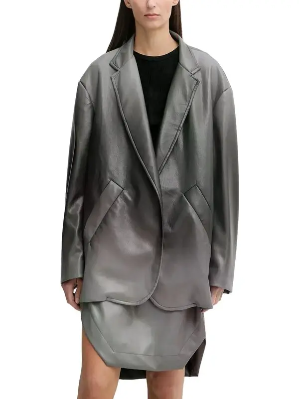 MMC STUDIO Ombré Oversized Jacket - Grey