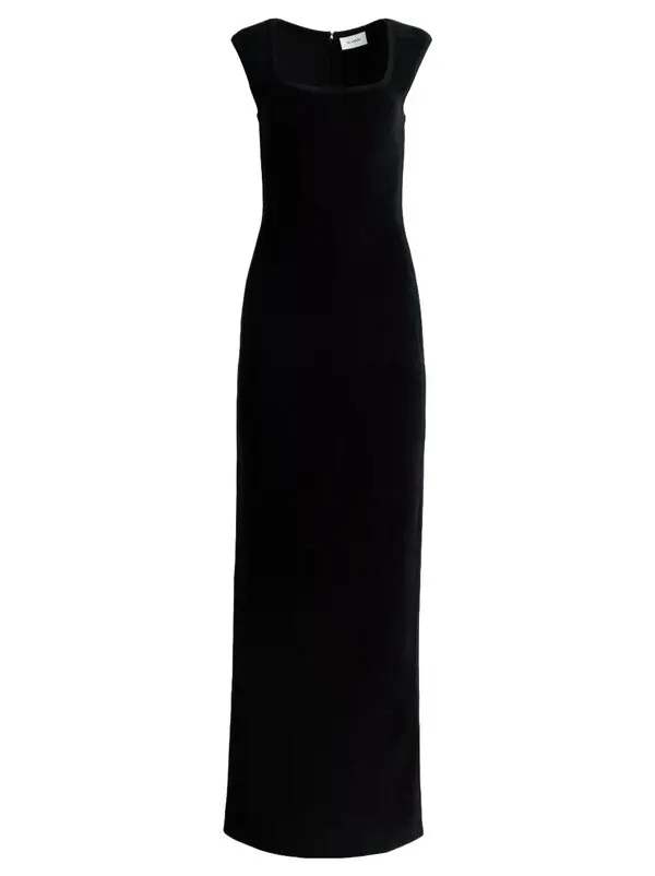 St. John Monte Carlo Sleeveless Maxi Dress - Black
