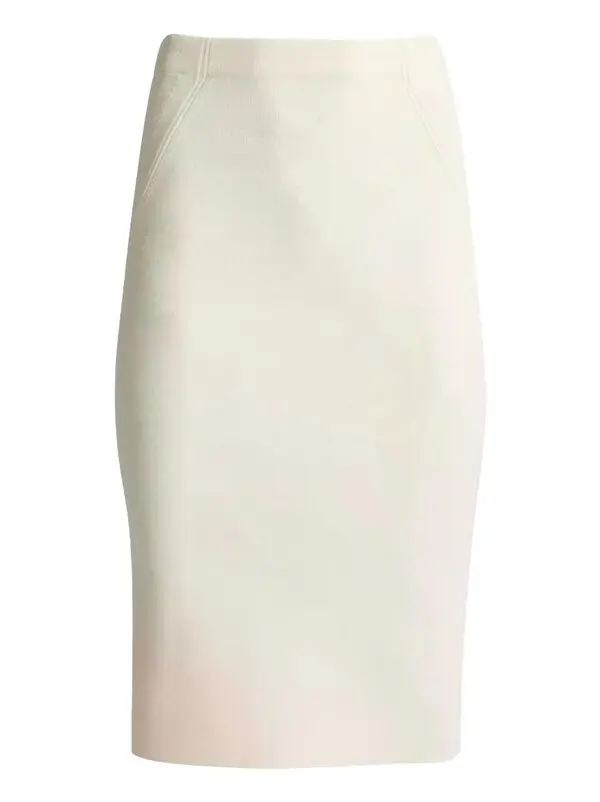 St. John Santa Roma Midi Skirt - Neutrals