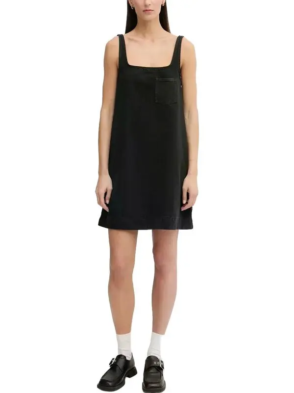 Marc O'polo Mini Dress With Chest Pocket - Black
