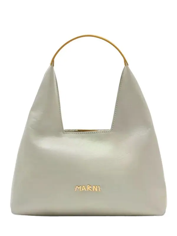 Marni Mini Leather Shoulder Bag - Neutrals