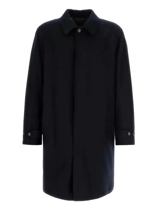 Brioni Single-breasted Coat - Blue