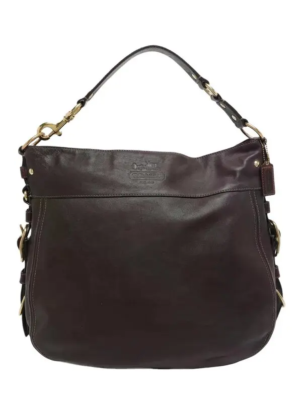 COACH® Leather Shoulder Bag - Brown