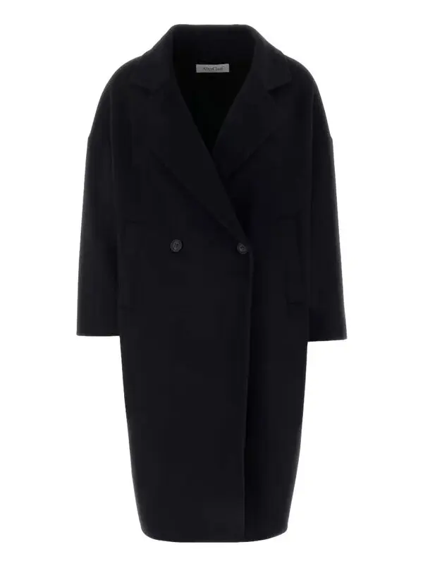 AFTERCOAT Double-breasted Coat - Blue