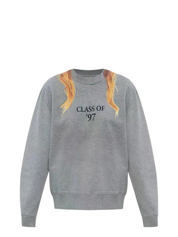 MAISON MARGIELA Hair-print Sweatshirt - Grey