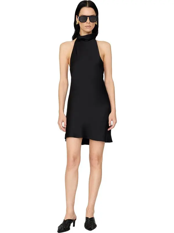 ANINE BING Eliana Mini Dress - Black