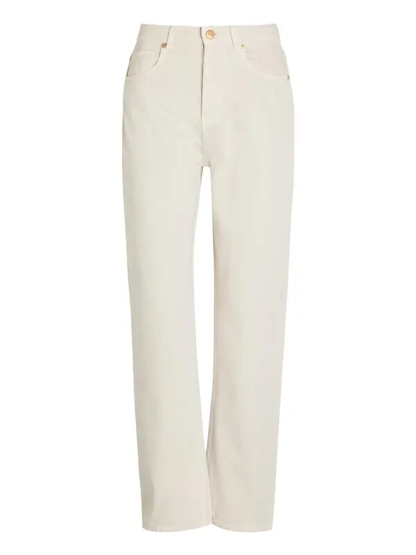 Tove Senna Straight-leg Organic Cotton Jeans - Ecru