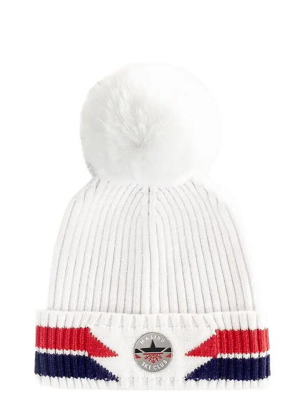 MALIBU SKI CLUB Snow Icon Beanie - White