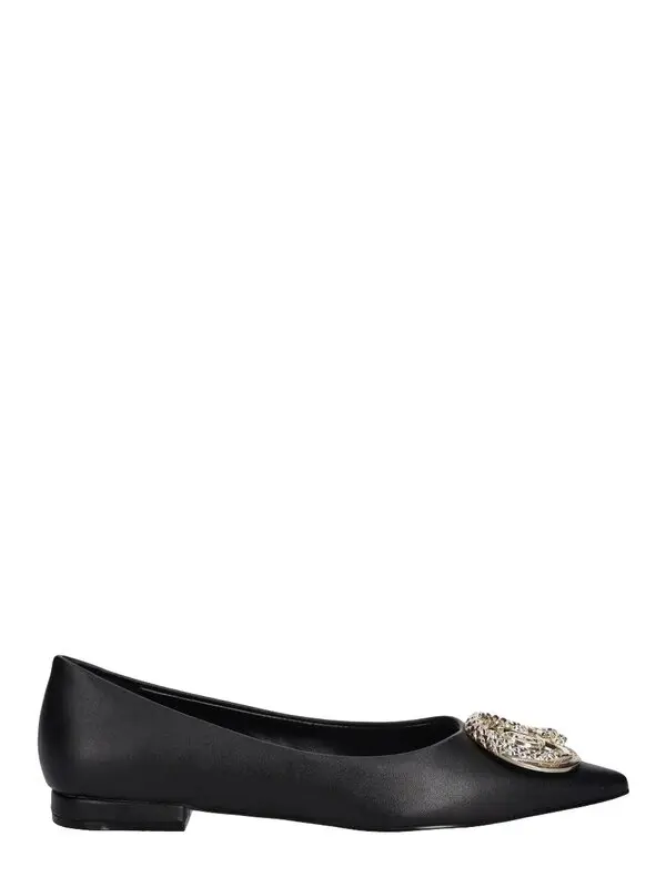 Just Cavalli Embellished-toe Ballet Flats - Black