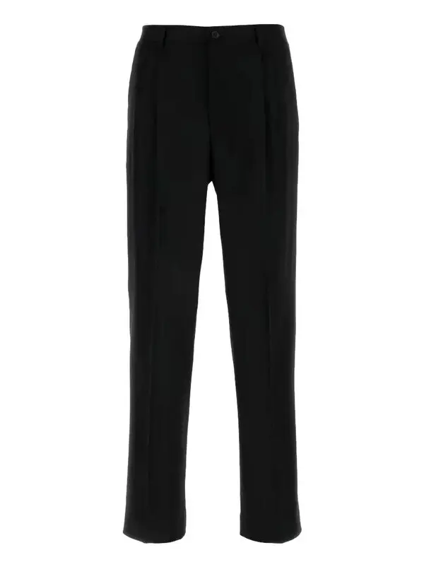 Canali Wool Trousers - Black
