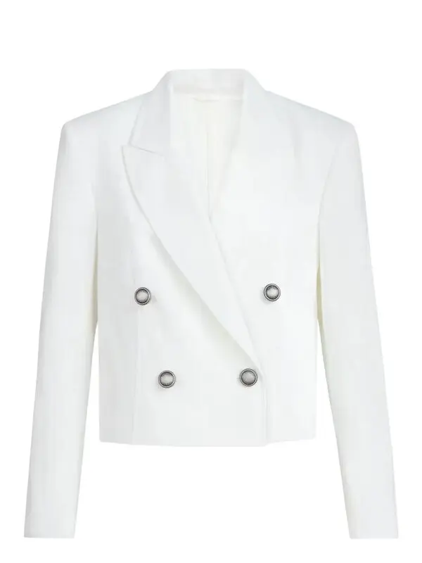Brunello Cucinelli Long-sleeved Blazer - White