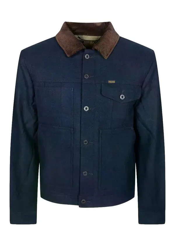 Filson Spokane Corduroy-collar Shirt Jacket - Blue