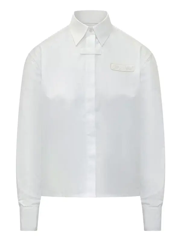 Off-White Long-sleeve Regular Shirt - White