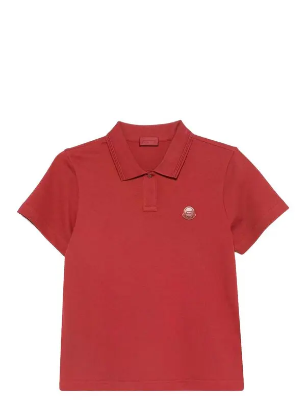 Moncler Logo-patch Polo Shirt - Red