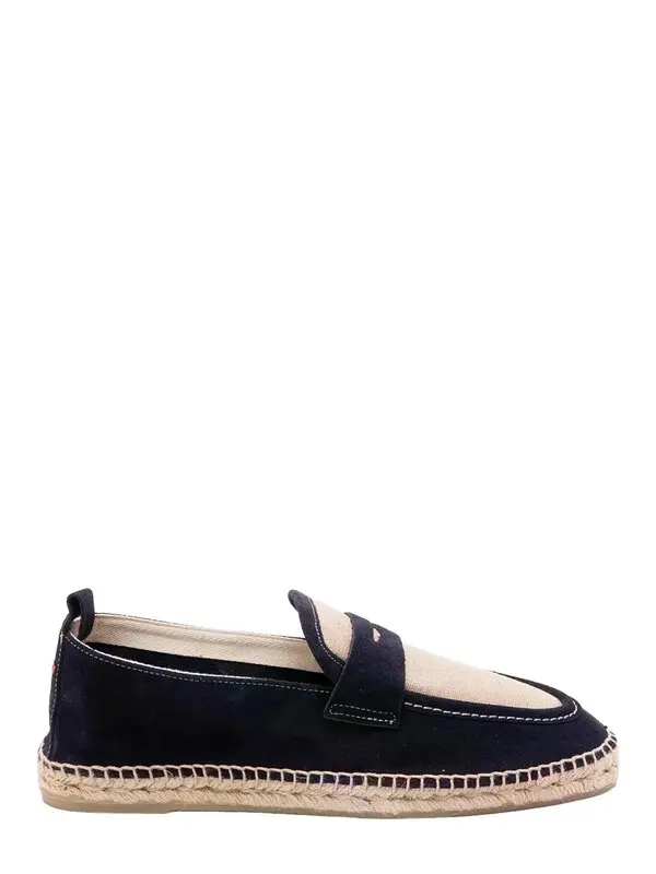 CastaÑer Nacho Raffia Platform Espadrilles - Blue