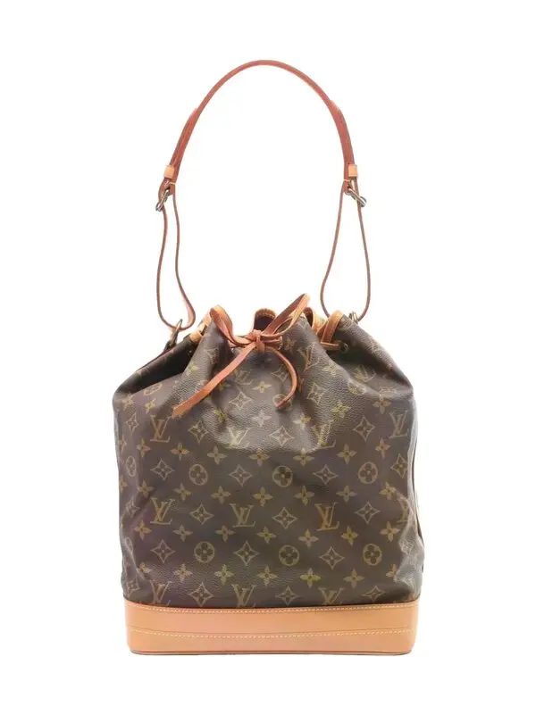 LOUIS VUITTON 1991 Noe Monogram Shoulder Bag - Brown
