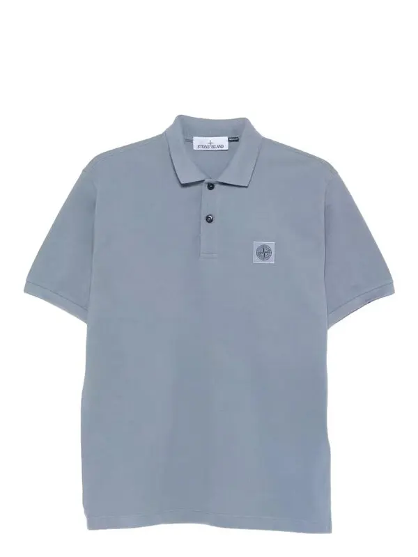 Stone Island Short-sleeve Polo Shirt - Blue