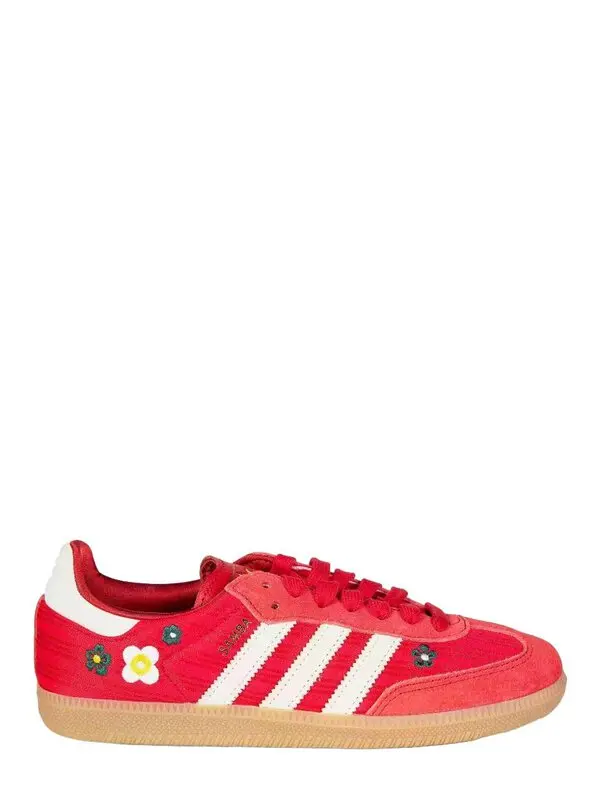 Adidas Samba Og Floral-detail Sneakers - Red
