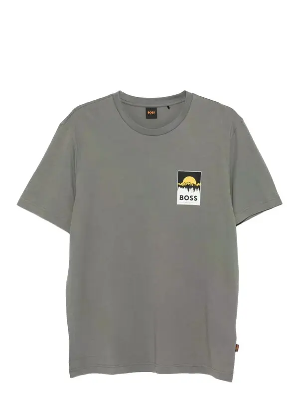 BOSS Graphic-print T-shirt - Grey