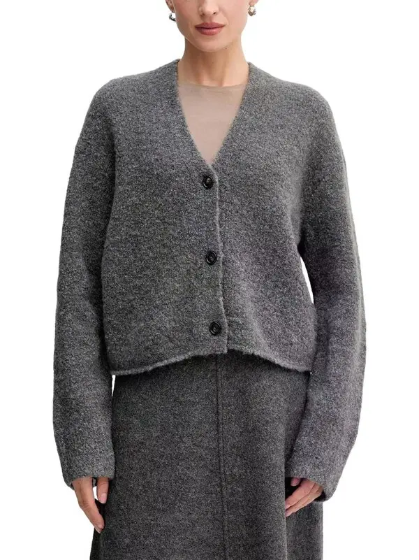 Marc O'polo V-neck Cardigan - Grey