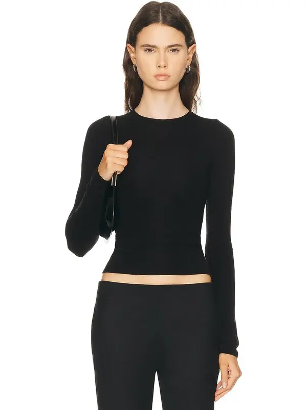 AMIYA Cara Long Sleeve Shirt - Black