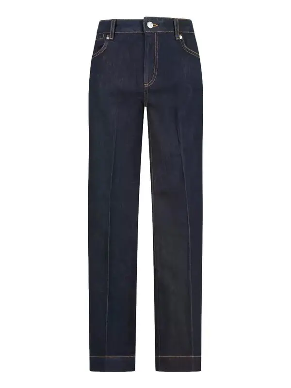 Sportmax Five-pocket Straight Leg Jeans - Blue