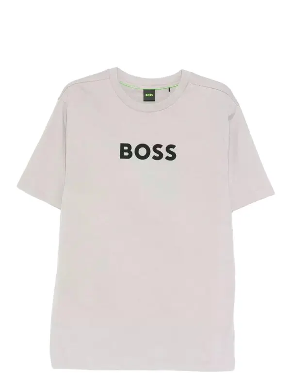 BOSS Logo-detail T-shirt - Neutrals