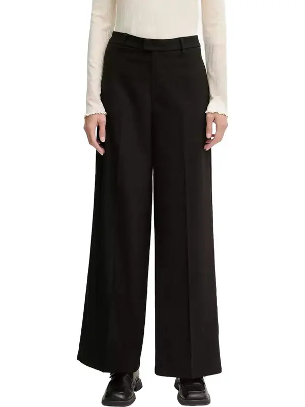 Marc O'polo Wide-leg Trousers - Black