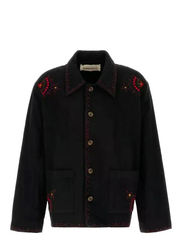 BAZISZT Embellished Jacket - Black