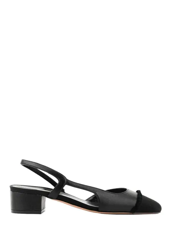 PAUL WARMER Loulou Slingback Pumps - Black