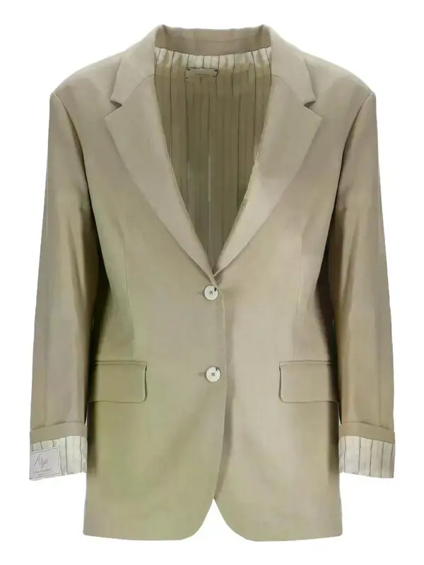 ALYSI Button Blazer - Neutrals