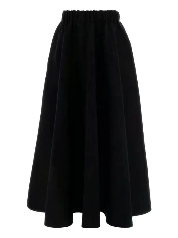 EXTREME CASHMERE X Venus Flannel Skirt - Black