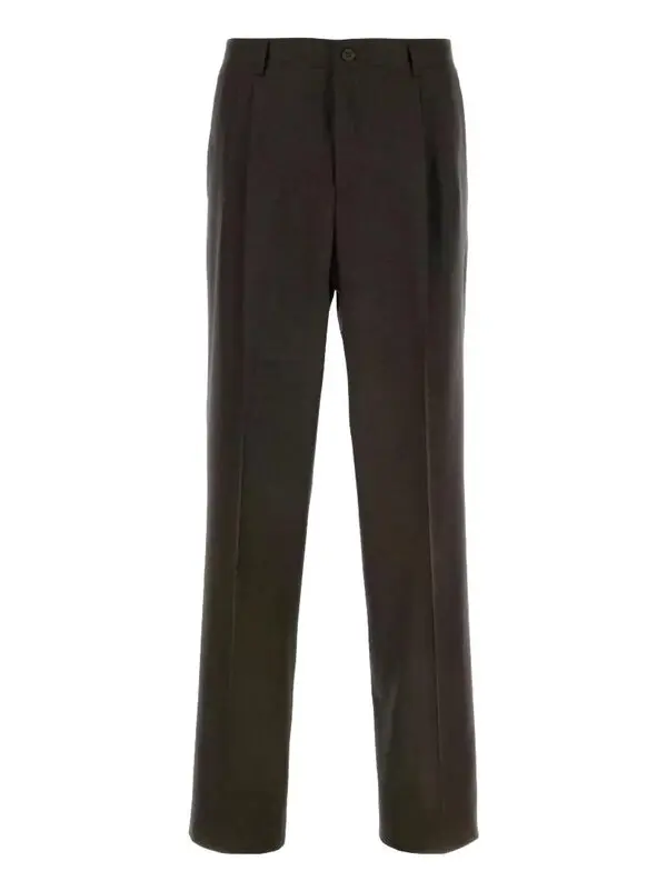 Canali Wool Trousers - Brown