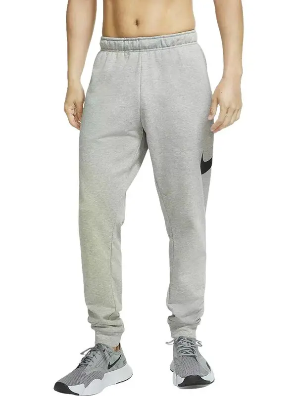 Nike Graphic Tapered Fitness Track Pants - Grey