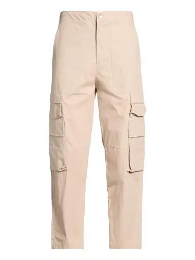 DISCLAIMER High-waisted Cargo Pants - Beige