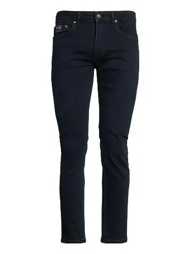 Versace Tapered Jeans In Stretch Denim - Blue