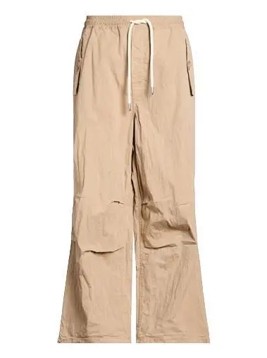 Emporio Armani Wide-leg Ripstop Trousers - Beige