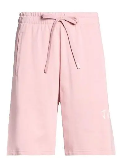 Just Cavalli Cotton French Terry Athletic Shorts - Pink