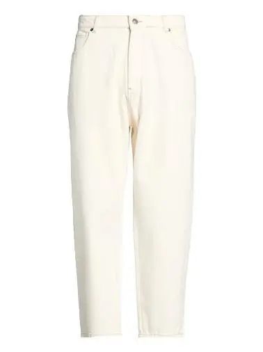 Emporio Armani Cotton Tapered Jeans - White