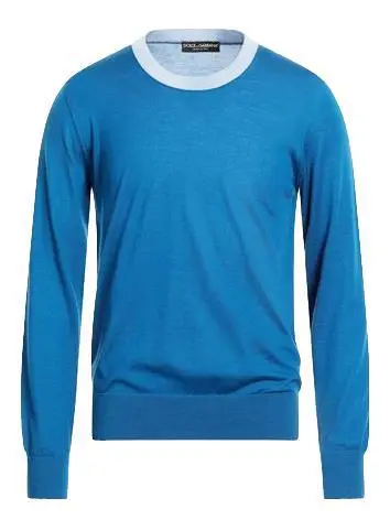Dolce & Gabbana Cashmere Crewneck Sweater - Azure