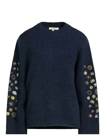 Dorothee Schumacher Embroidered Knit Sweater - Navy