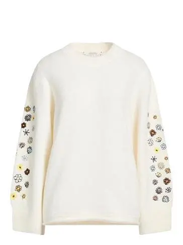 Dorothee Schumacher Embroidered Knit Sweater - White