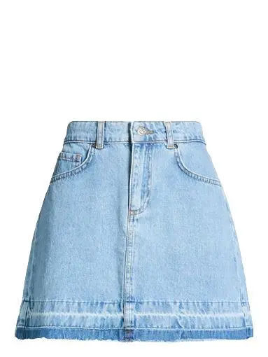KAOS JEANS Flared Denim Skirt - Blue