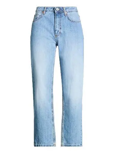 OTTOD'AME Faded Denim Mom Jeans - Blue
