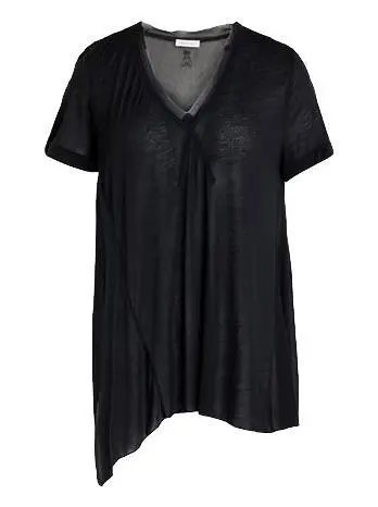 Patrizia Pepe Modal And Viscose T-shirt - Black