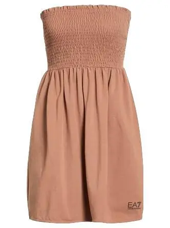 EA7 Mini Flared Dress - Brown
