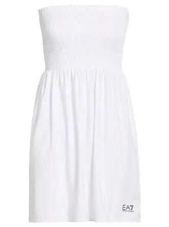 EA7 Mini Flared Dress - White
